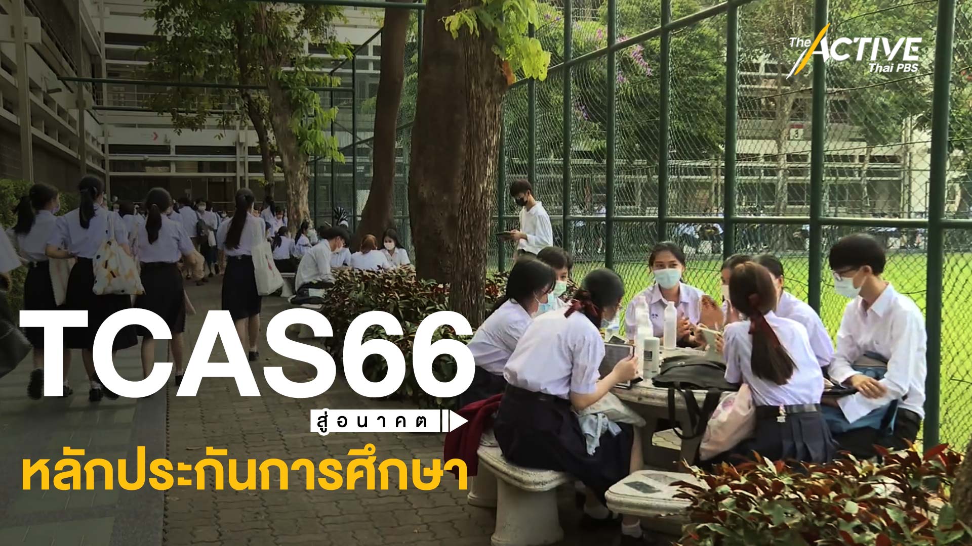 TCAS66 สู่ อนาคต "หลักประกันการศึกษา" | The Active